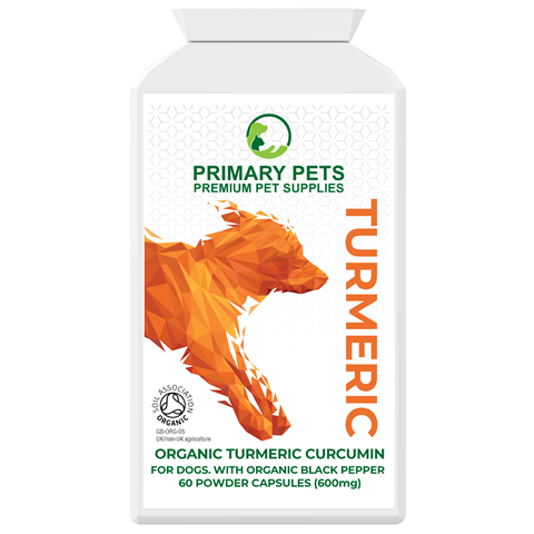 Organic Turmeric for Dogs | 60 Powder Capsules. – Primary Pets UK
